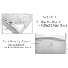 Amazon.com: Cotton Zip On Fitted Sheet Queen - 2 Zip Sheets & 1 Fitted ...