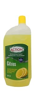 ACTION Disinfectant Surface Cleaner- Citrus- 975 ml : Amazon.in: Health ...