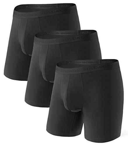 Snapklik.com : DAVID ARCHY Mens Underwear Micro Modal Dual Pouch Trunks ...