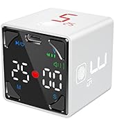 Amazon｜【TickTime Cube-転がして、カウントダウンがスタート！】ポモドーロ タイマー 両面LEDパネル タップ操作 キッチンタイマー 3段音量調整/静音モード/振動モード ...
