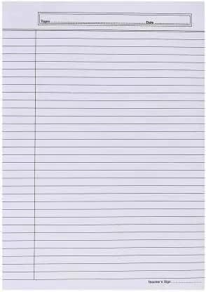 KRASHTIC A4 Geometry Sheets One Side Ruled For School and Collage ...