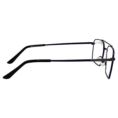 Buy Hrinkar Rectangle Blue Full Rim Metal Latest Stylish Spectacle ...