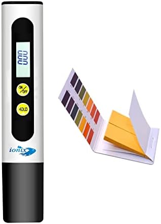 IONIX Digital Tds Tester & Ph Test Strips Combo, TDS Meter for Water ...