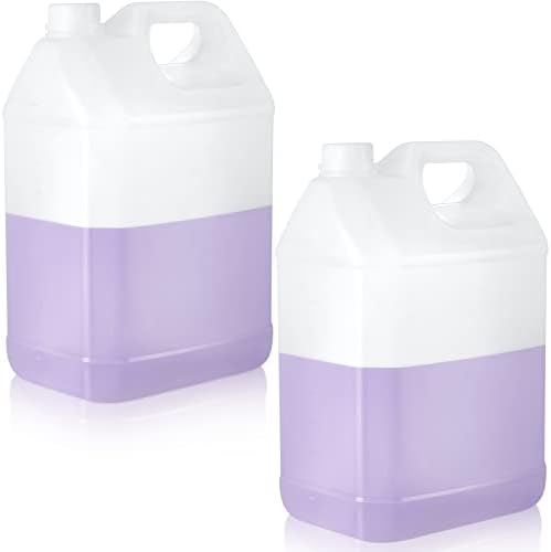 Amazon.com: Zhehao 2 Pack Plastic Jug with Lids 2.5 Gallon White ...