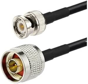 Amazon | BNC ケーブル延長 RG58 低損失 1M N オスコネクタ付き | keisnoaja | 同軸デジタルケーブル