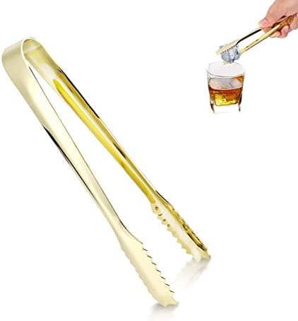 6Pcs Serving Tongs, Small Serving Utensils for Parties Catering Gold ...