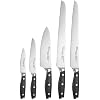 ProCook Professional X50 Contour Knife Set with Slanted Oak Wooden ...