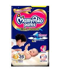 Mammy poko Pants S 36 / Diapers : Amazon.in: Baby Products