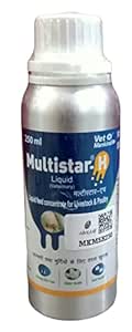 Multistar H Multivitamin Liquid for Small & Large Animals (250 Ml ...