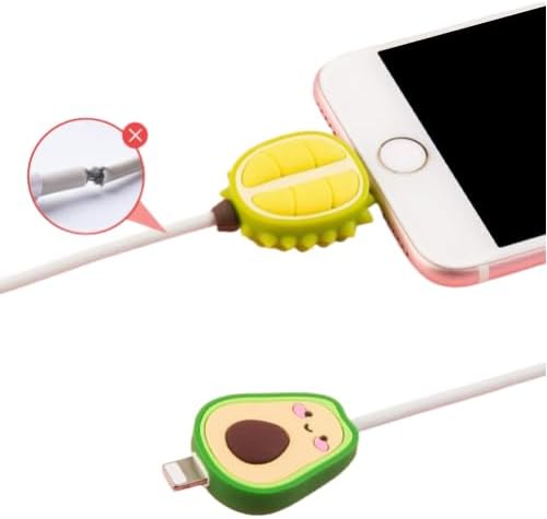 Litvibes Set of 2 silicon cables & earphone protectors,cute & designer ...