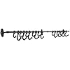 Amazon.com: Decorative Forged Metal Wall Rod with 18 Hooks (DF2856 ...