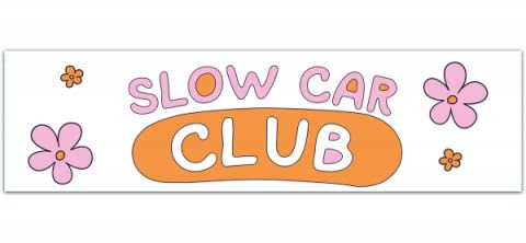 Amazon.com: Slow Car Club - Bumper Stickers [00532] : Handmade Products