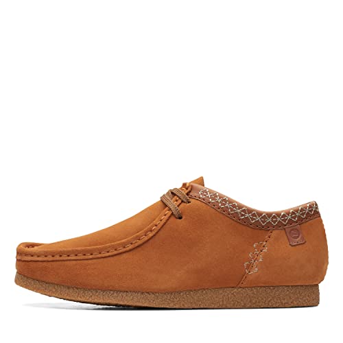 Clarks mens Shacre Ii Run Oxford, Tan Suede, 9.5 US | Amazon price ...