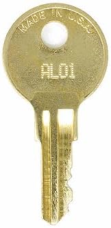 File Cabinet, Desk or Cubicle Replacement Key for HPC AL02 - Amazon.com