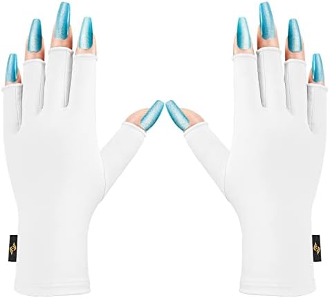 Amazon.com : NXJ INFILILA UV Gloves for Nails, Anti UV Light Gloves for ...