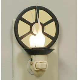 Bronze Round Reflector Night Light - Tin Night Light - Amazon.com