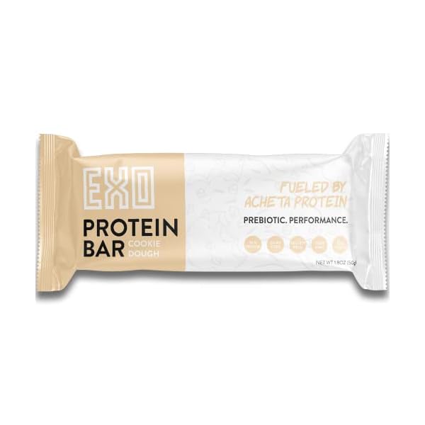 EXO Prebiotic Protein Bars, Variety Pack | Dairy Free, Gluten Free, Low ...