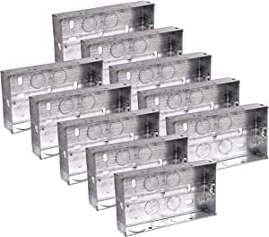 Appleby 2 Gang Flush Mounting Box with Fixed + Adjustable Lugs ...