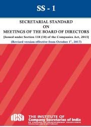 Secretarial Standard - I (Revised) : ICSI Publications, ICSI: Amazon.in ...