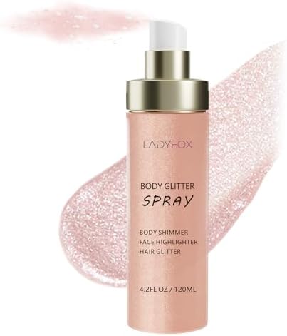 Amazon.com : HOSAILY Body Glitter Spray, Moisturizing Bronze Body ...
