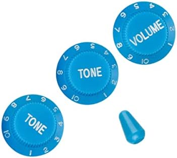 Amazon.com: ROLIZO Strat Style Guitar Control knobs 1 Volume and 2 Tone ...