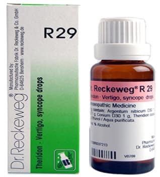 Dr. Reckeweg R29 Vertigo And Syncope Drop -22 ml (Pack of 1) : Amazon.in: Health & Personal Care