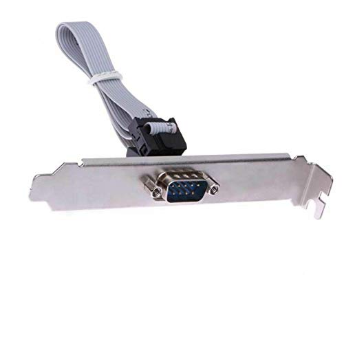 1PC DB9 Pin Port Serial Ribbon Cable Connector Bracket for RS232 ...