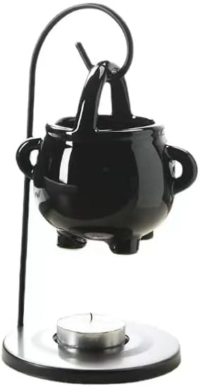 Amazon.com: Makimoo Hanging Pagan Cauldron Oil Burner, Black Wax Warmer ...