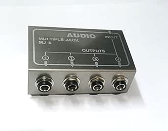 Generic Mj-4 Multiple Jack 1 To 4 Channel Splitter Mono Passive ...