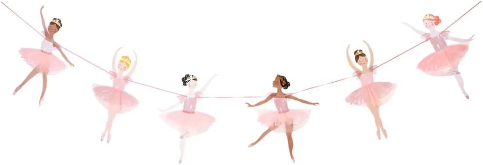 Amazon.com: Meri Meri Ballerina Themed Party Garland : Toys & Games