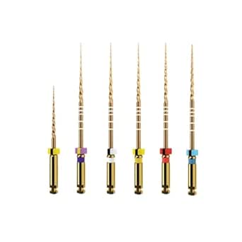 MASTER ENDO Super Taper Gold Rotary Files (Pack of 6) - Advanced ...