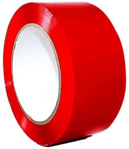 wonder plus RED COLOUR CELLO TAPE|RED TAPE| 48MM X 130 METER : Amazon ...