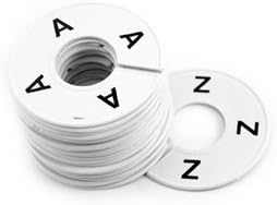 Amazon.com : Round Rack Dividers - Letters of The Alphabet A-Z (26 ...