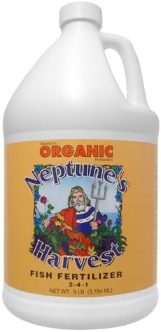 Amazon.com : Neptune's Harvest Fish Fertilizer (2-4-1) - Organic Liquid ...