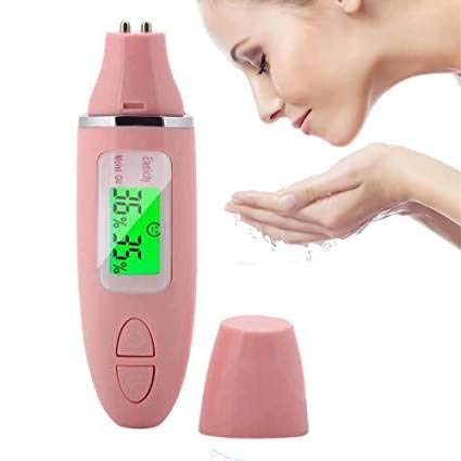 Portable Digital LCD Display Precision Skin Sensor Tester Face Moisture ...