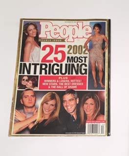 PEOPLE MAGAZINE, THE 25 MOST INTRIGUING OF 2002, DECEMBER 30, 2002 ...