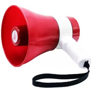 Speaker 50 Watts Handheld Megaphone with Talk Record Play Siren Music ...