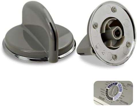 Amazon.com: HLZDS WH01X10462 Dryer Knob Replacement 2 Pack, Washing ...