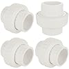 Amazon.com: 4PCS PVC Union 2 Inch PVC Coupling Pipe Fitting Adapter ...