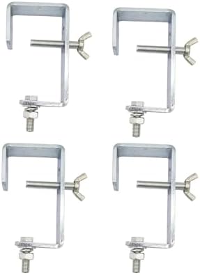 Amazon.com: 4 Pack Stage Light Clamps Hook for Square Tube(37x64.5mm ...