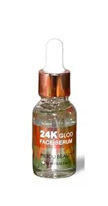 Misiou Beauty 24K Gold Face Serum, Intensive Hydrating Serum - Improves ...