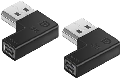Amazon.com: Strhowill 2Pack DisplayPort Male to Mini DisplayPort Female ...