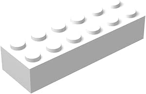 Amazon.com: Classic White Bricks Bulk, White Brick 2x6, Building Bricks ...