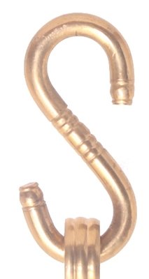 Rajasthan Emporium and Handicrafts Brass S Hook for Jhula/Swing (Golden ...
