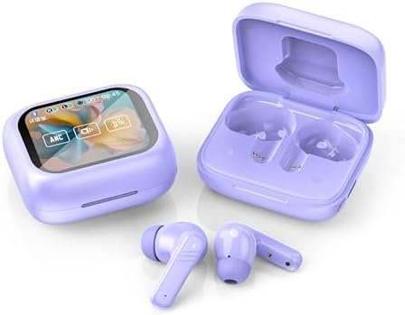 Amazon.com: Active Noise Cancelling Touchscreen Earbuds ANC with Smart ...