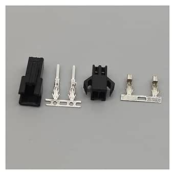 Amazon.com: 10-100Set Black White Blue Green Red SM Connector Plug Pitch 2.54MM Female Male ...