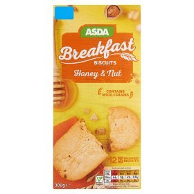Amazon.com: ASDA Breakfast Biscuits Honey & Nut 300g : Grocery ...