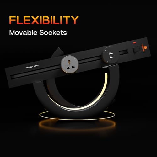 Adjustable Plug-in Power Track | Electrical Movable Sliding Rail Socket ...