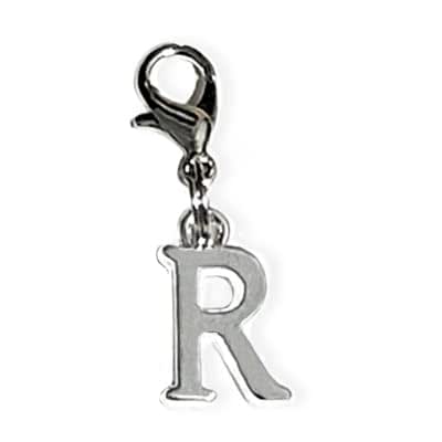 Amazon.com: Letter Clip On Charms Zipper Pulls Initials, Silver ...