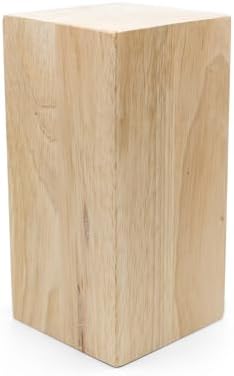 Amazon.com: Solid Hard Wood Blocks- 5 1/4 Inches Long by 2 Inches Wide ...